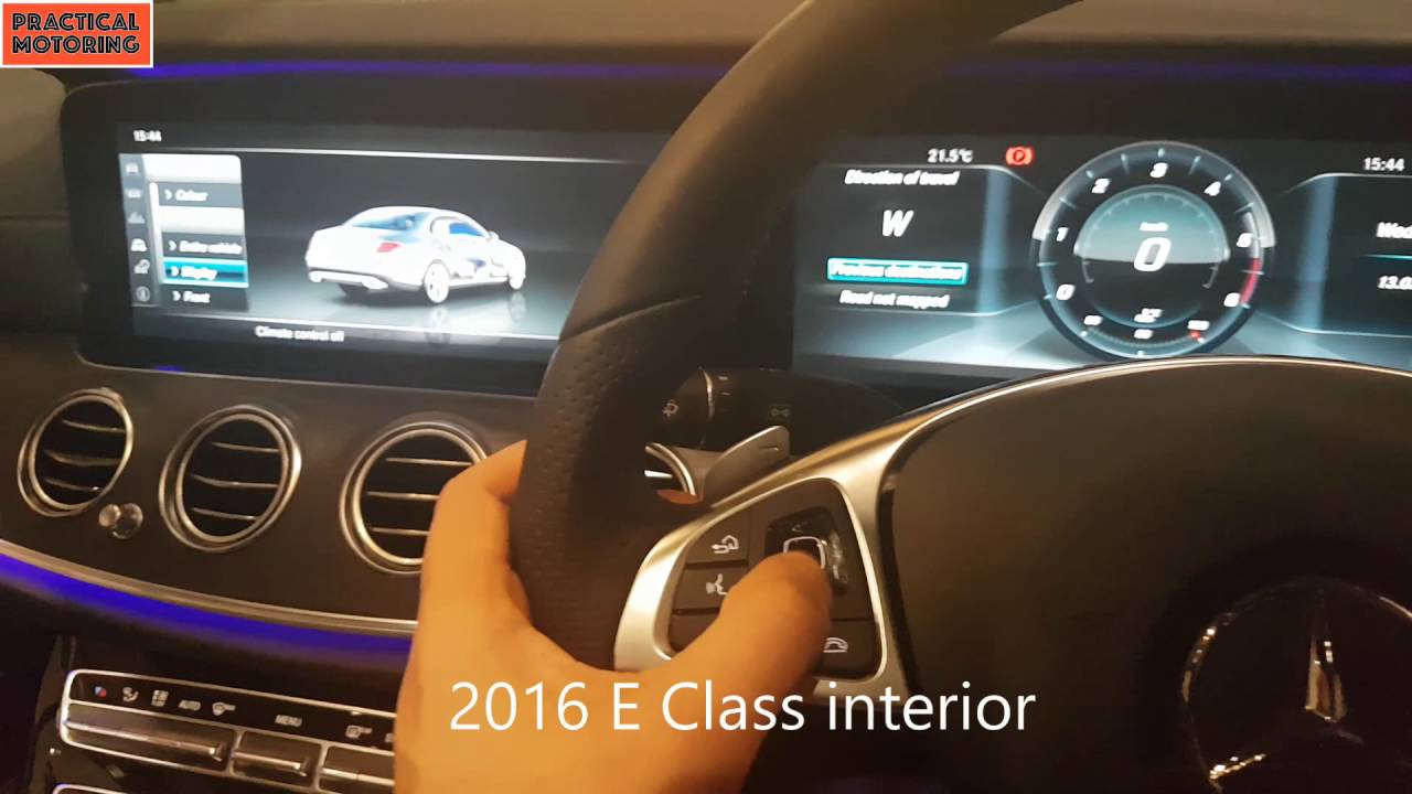 Mercedes-Benz 2016 E Class interior - YouTube