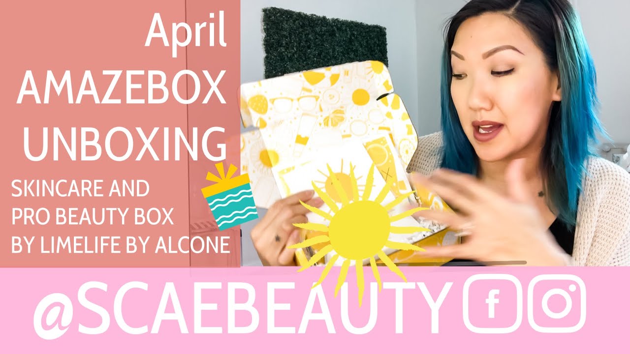 April AmazeBox Unboxing - Limelife by Alcone’s Pro Makeup and Natural ...