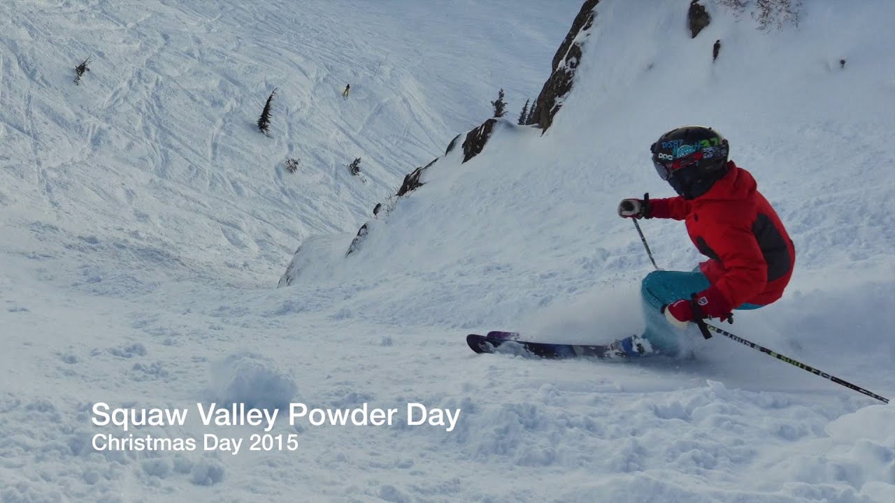 Squaw Valley Powder Day - YouTube