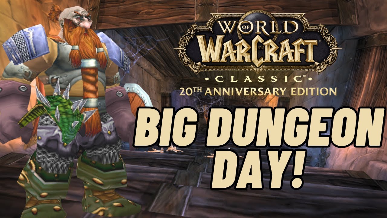 Classic Fresh Dwarf Warrior! Grinding Out Classic Dungeons! - YouTube