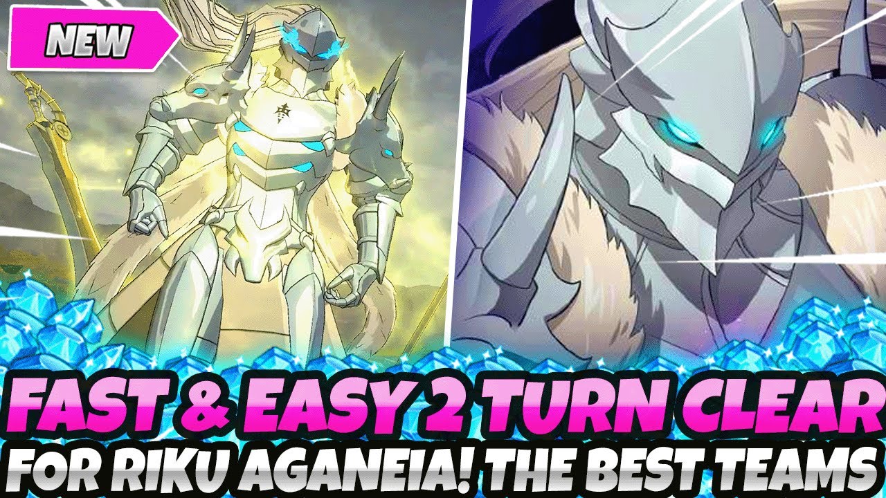*FASTEST & EASIEST 2 TURN RIKU AGANEIA GUIDE!* BEST FARMING TEAMS (7DS ...