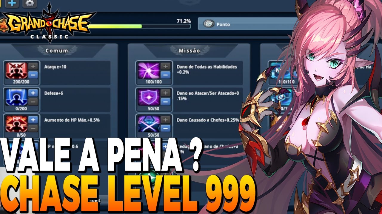 LEVEL CHASE 999 ? SAIBA USAR OS PONTOS DO CHASE LEVEL l GRAND CHASE ...