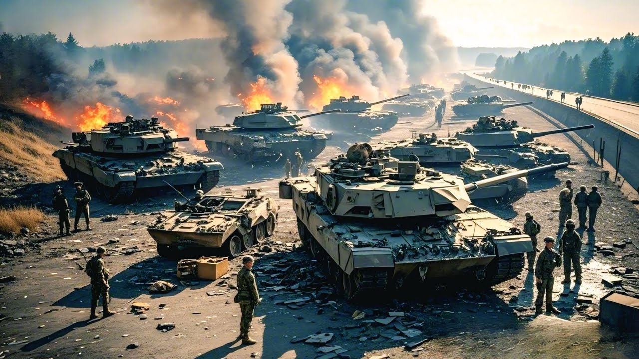 1 Hour Ago! 200 German Leopard 2A7 Tanks Deployed to Ukraine Destroyed ...