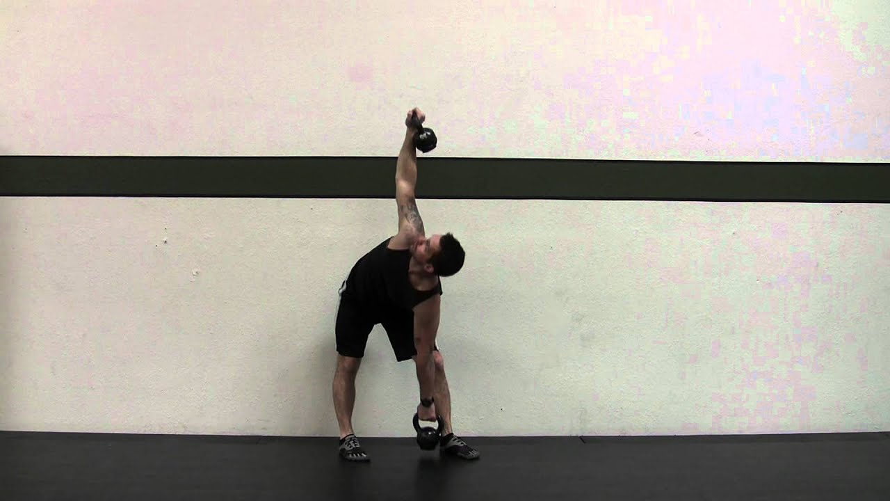 Kettlebell Windmill Double Male - YouTube