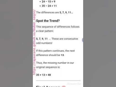 Crack the Code: Number Sequence Puzzle! #ChallengeYourMind # ...