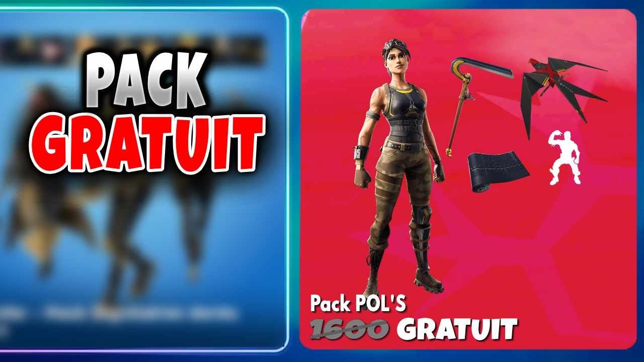 ce Pack a 1600 Vbucks GRATUIT sur Fortnite Chapitre 2 Remix - YouTube