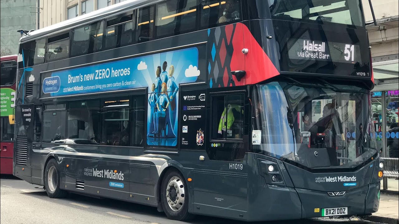 NXWM: Wrightbus Streetdeck Hydroliner BX21 DDZ (H1019) - YouTube