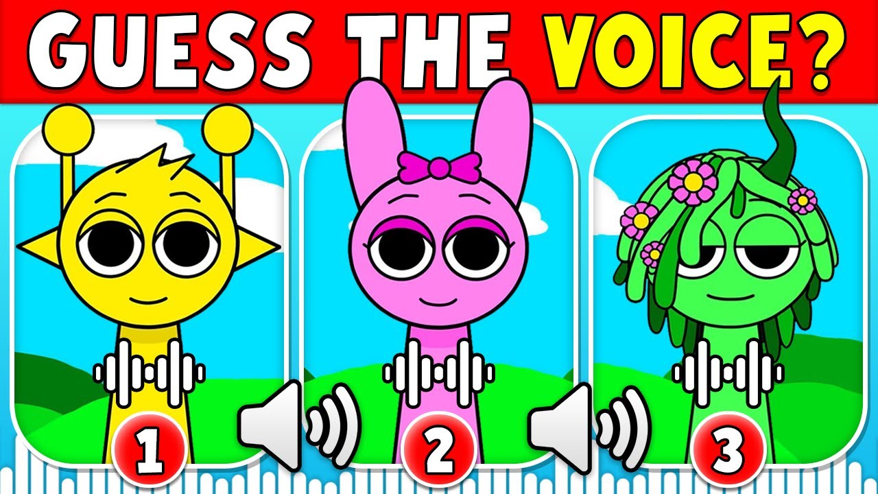 Guess The Incredibox Sprunki Characters by their VOICE 🔊🌈🎧 | Pinki ...