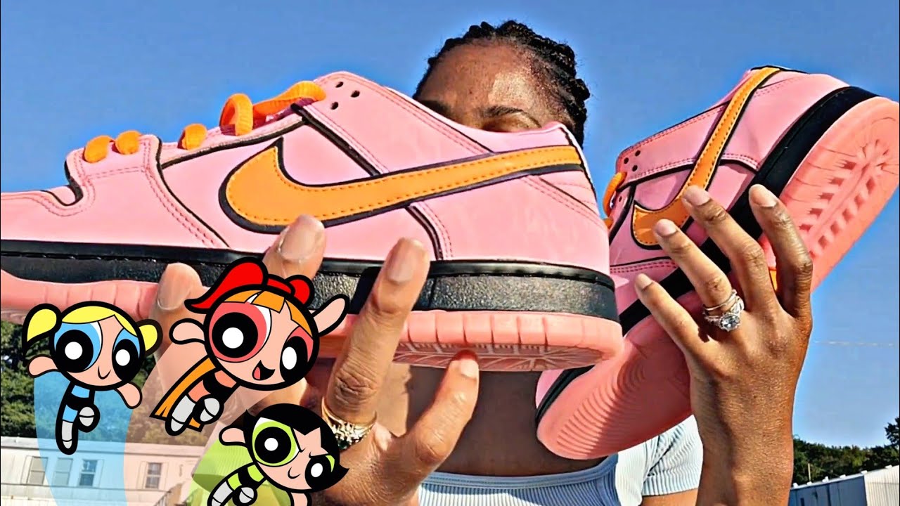 Nike SB Dunk Low x The Powerpuff Girls ‘Blossom’ | Dalisa Reviews - YouTube