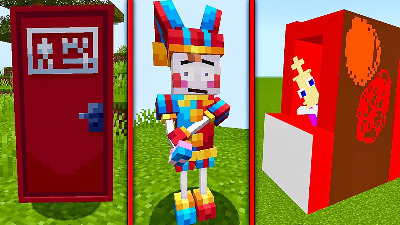 НОВЫЕ МОДЫ НА ЦИФРОВОЙ ЦИРК В МАЙНКРАФТ The Amazing Digital Circus ...