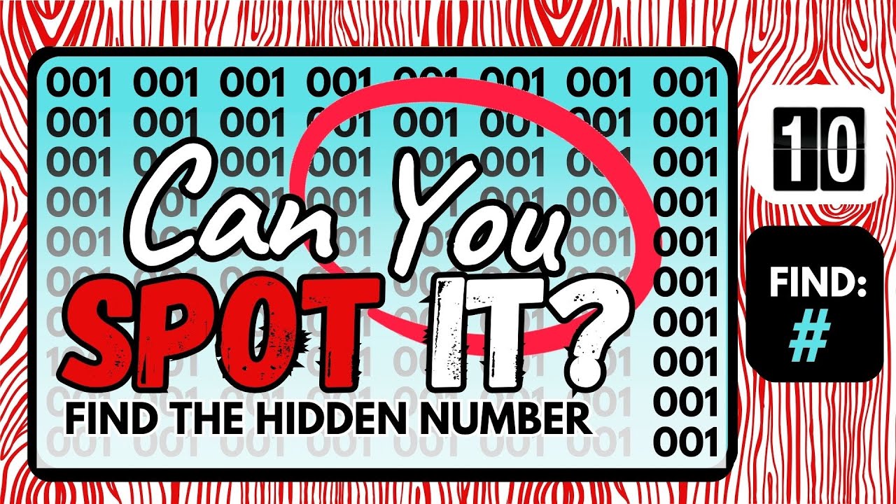 Do you have a Genius High IQ? Can you Spot NMN in this puzzle challenge ...