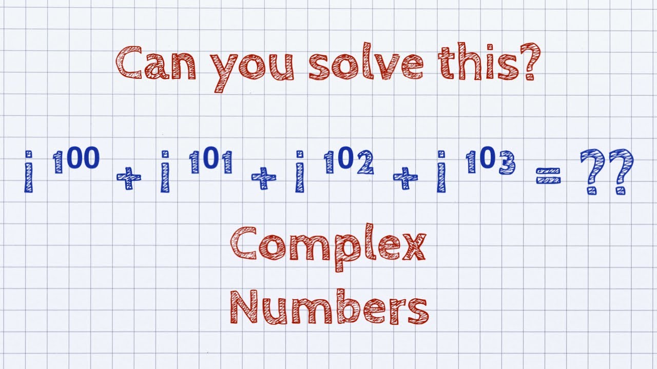 Can you solve this problem on complex numbers? Complex numbers tricks ...