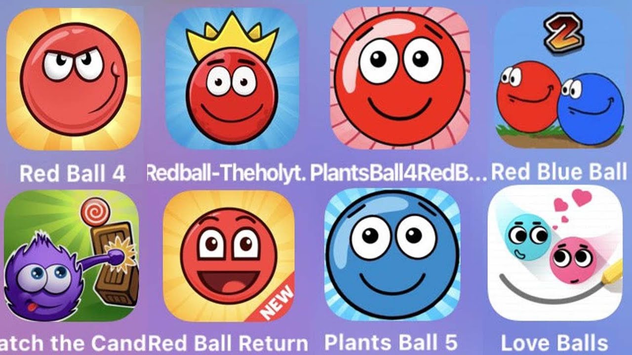Red Ball 4,Red Ball Holy Treasure,Plants Ball 4,Red Blue Ball,Catch The ...
