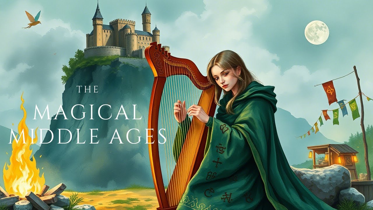 MAGICAL MIDDLE AGES: Journey to the World of Harp 🌿🏰 | Music for ...