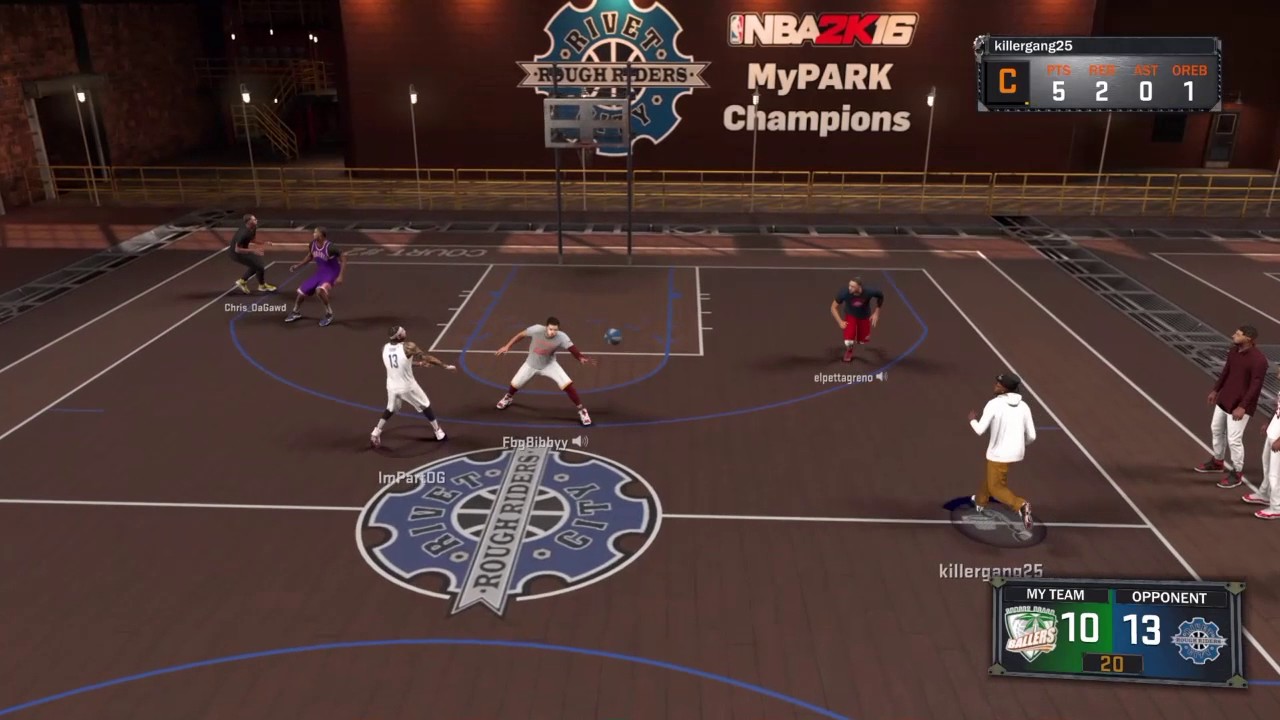 2k17 MyPark Mixtape Contact Dunks PutBack - YouTube
