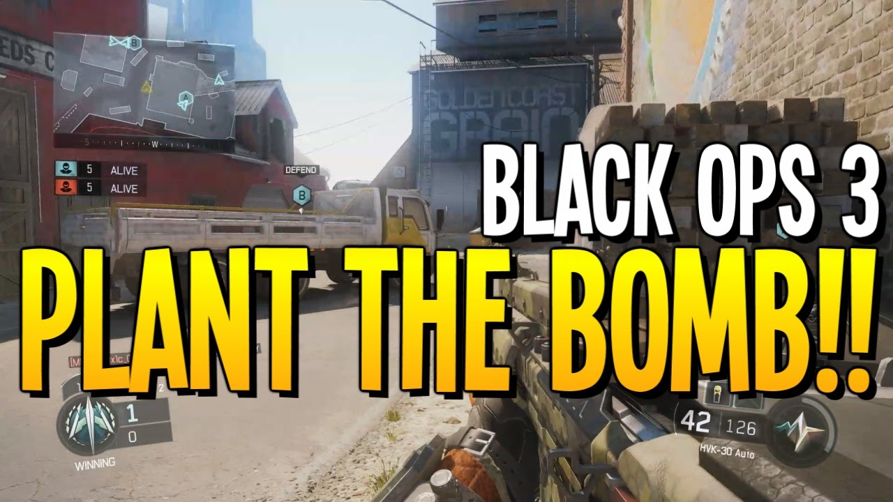 Black Ops 3: HOW TO PLANT THE BOMB - COD Black Ops 3 Multiplayer (BO3 ...