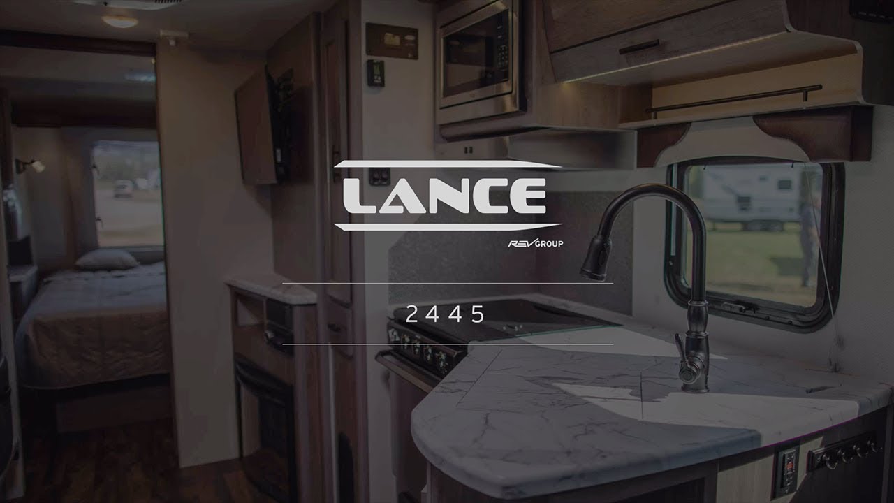 Lance 2445 Ultra-Light Travel Trailer Walk Through Video - YouTube