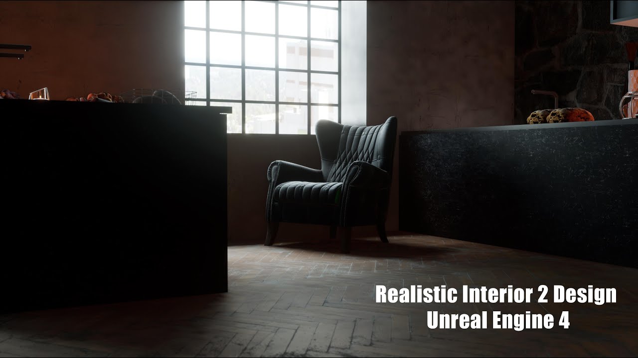Realistic Interior 2 Design Unreal Engine 4 - YouTube