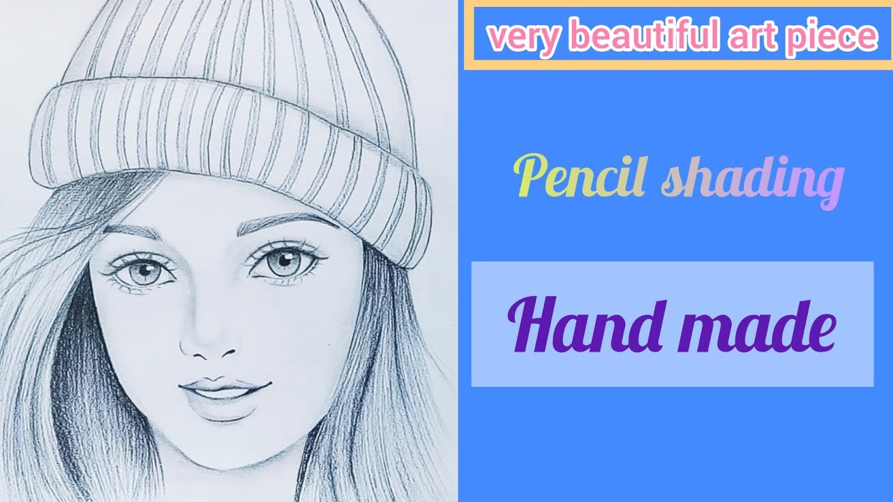 how to make a girl drawing/A very beautiful drawing of a girl - YouTube