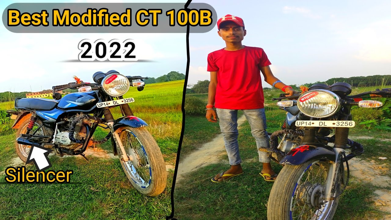 How To Modified Your CT100 | CT100 Bike Silencer Modified | Best ...