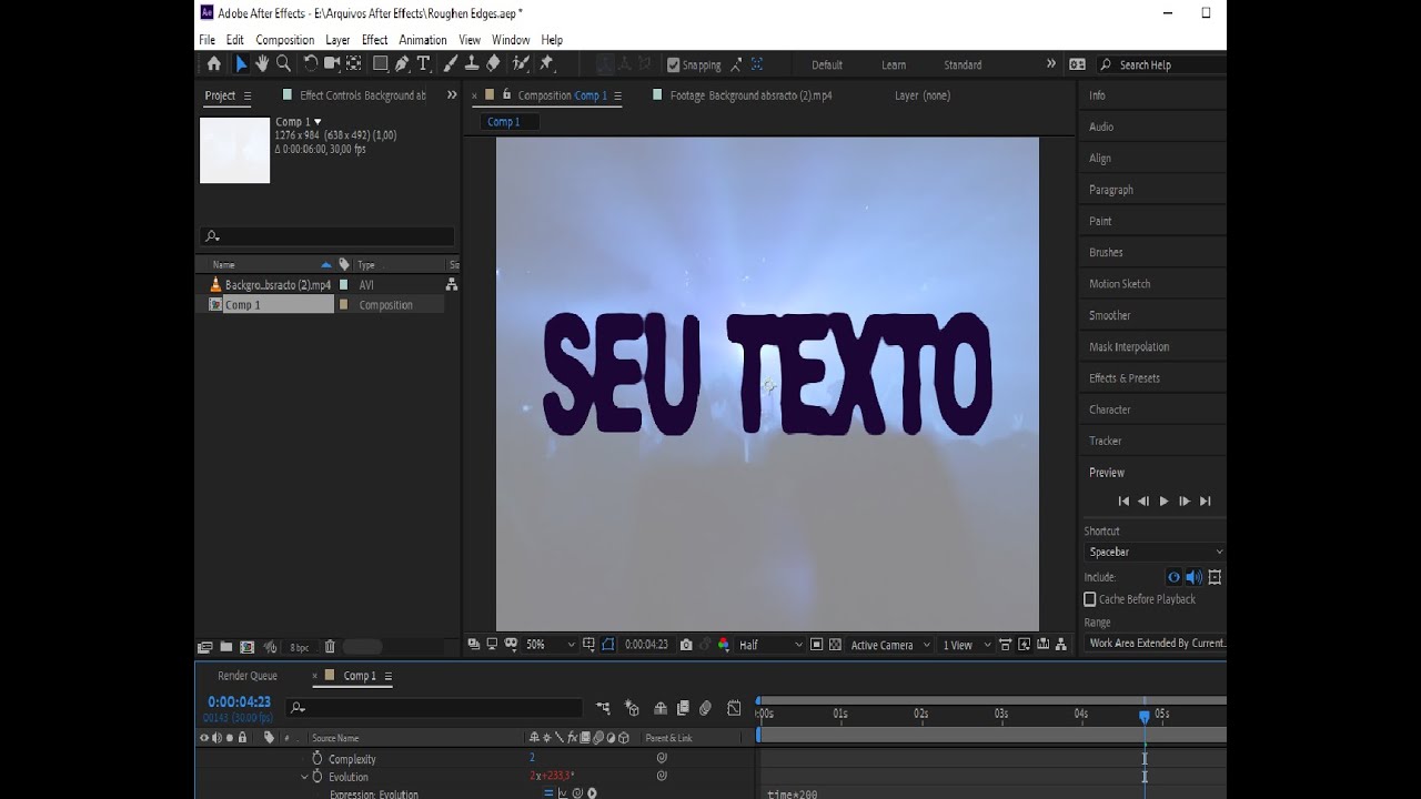 Roughen Edges . Efeito bordas distorcidas - YouTube