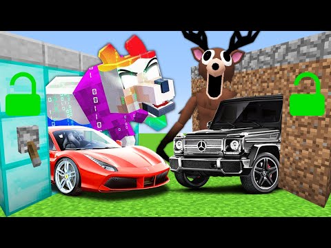 99 Nights in the Forest WENDIGO GARAGE vs BEBEK KÖPEK GARAGE 😱 - Minecraft