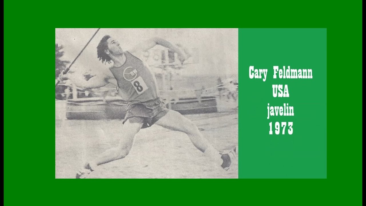 Cary Feldmann (USA) javelin 80.85 meters 1973 (PB: 90.94 meters). - YouTube