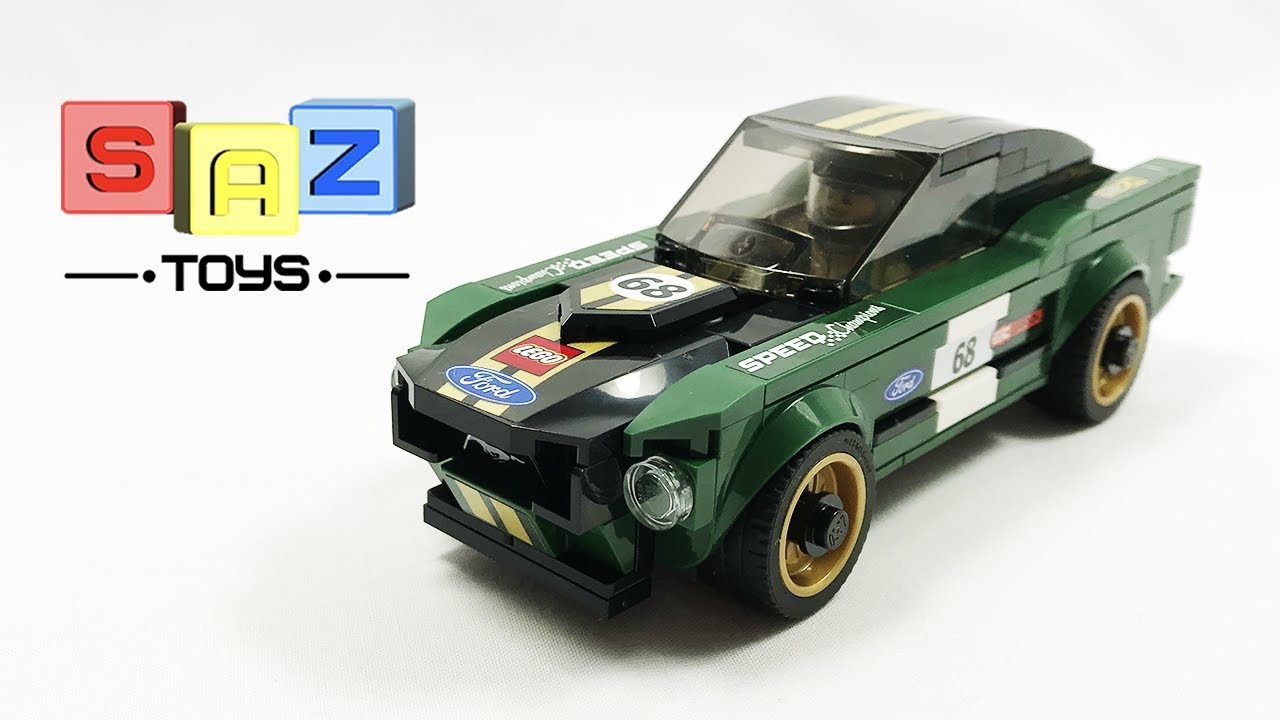 Lego 1968 Ford Mustang Fastback 75884 Speed Champions - Stop Motion ...