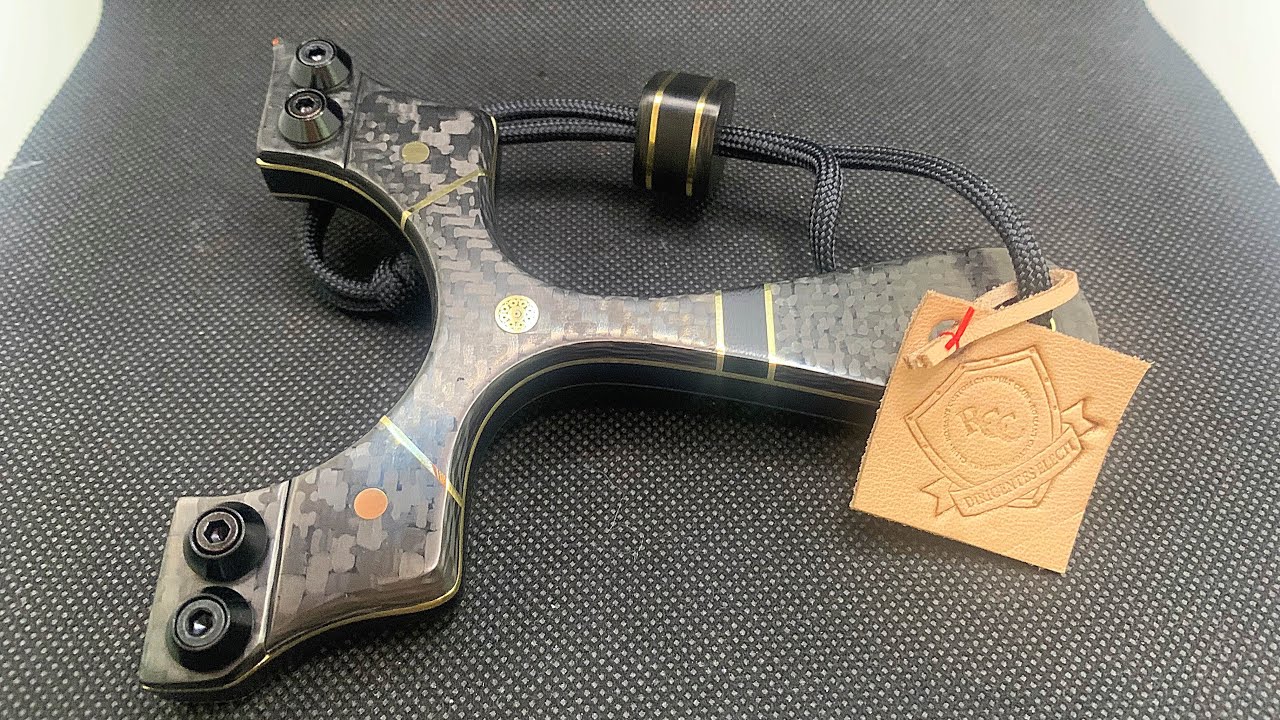 A very classy brass and carbon fibre hotshot catapult - YouTube