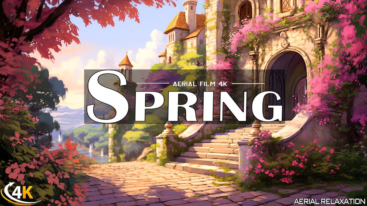 Enchanting Spring Forests with Beautiful Piano Music 🌷 4K Spring ...