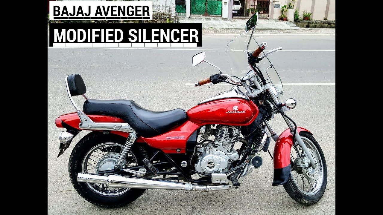 Bajaj Avenger MODIFIED SILENCER (Goldstar Freeflow Exhaust) - YouTube
