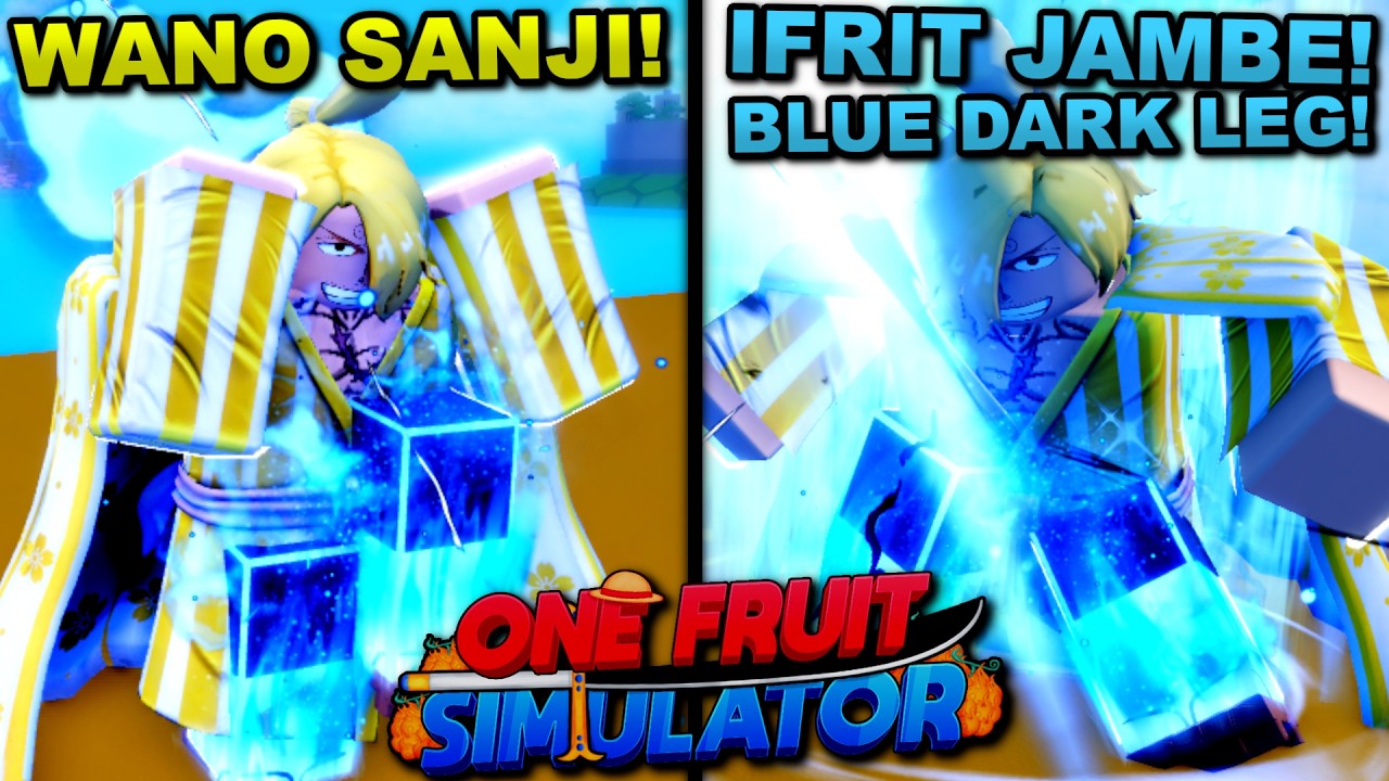 Unlocking Sanji's Infrit Jambe (Blue Demon Leg V4) In Roblox One Fruit ...