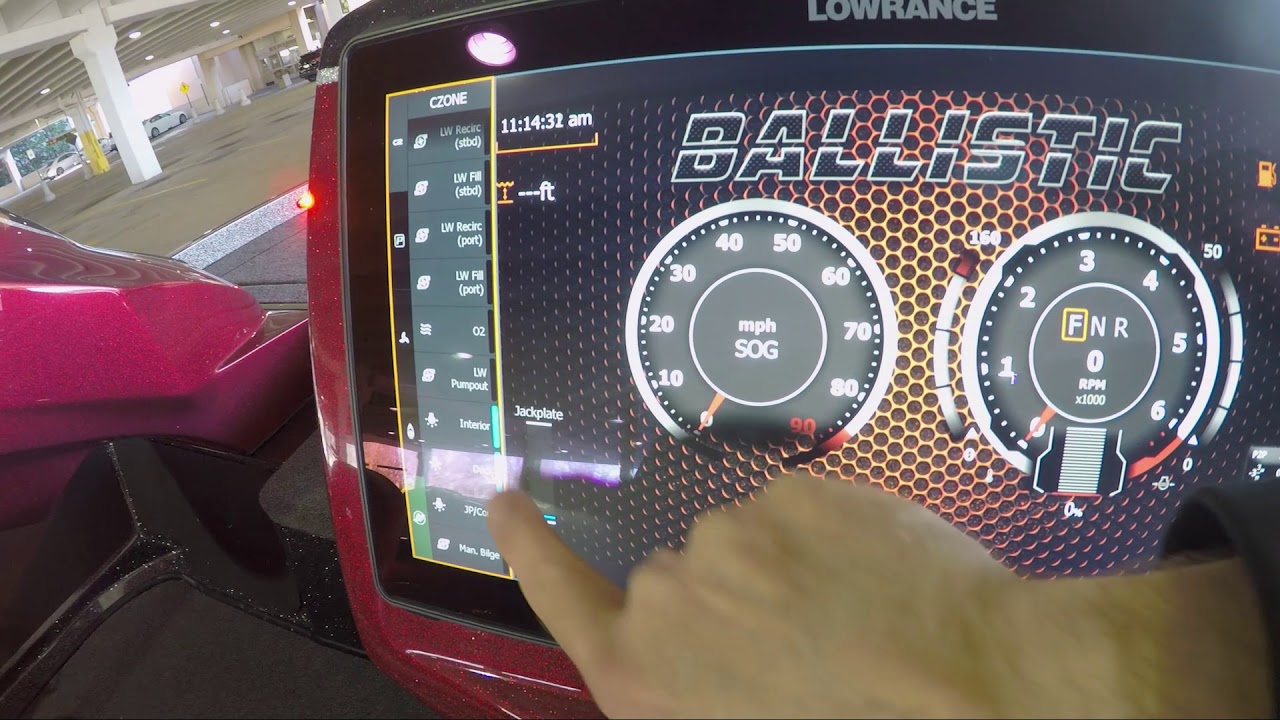 Ballistic Boats Lowrance Czone Side Panel Integration - YouTube