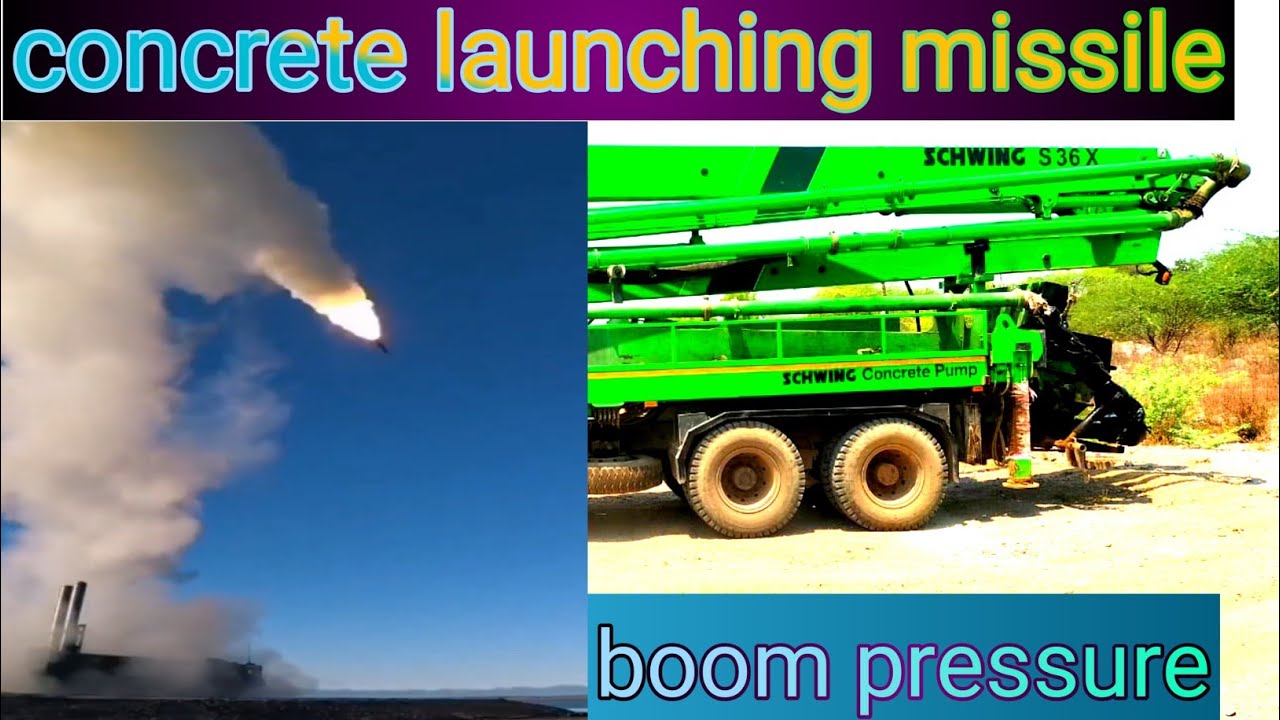 concrete machine, boom pressure machine#boom - YouTube