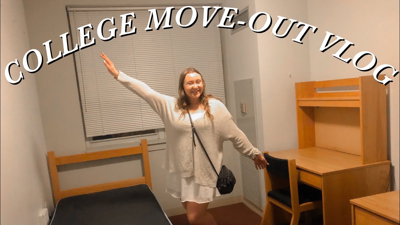 *EXTREME* COLLEGE MOVE-OUT VLOG || thomas beckham hall @ the university ...