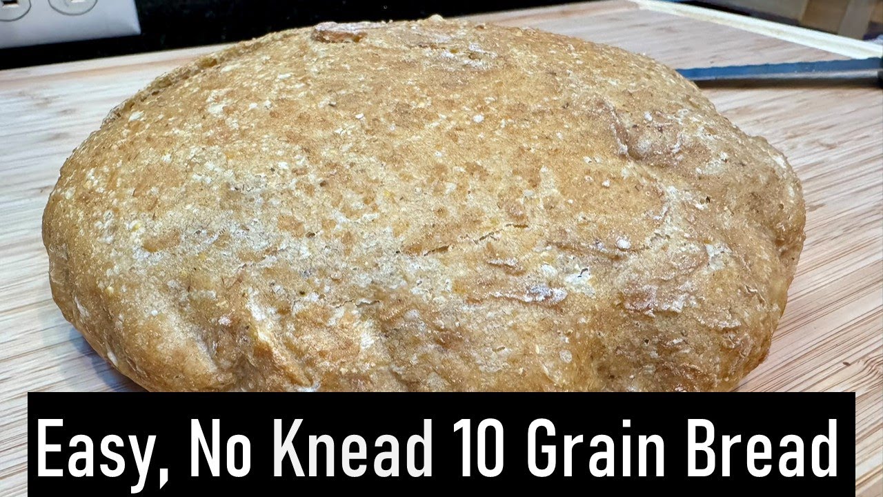 How to Bake the Easiest and Tastiest 10 Grains Harvest Bread #healthy # ...
