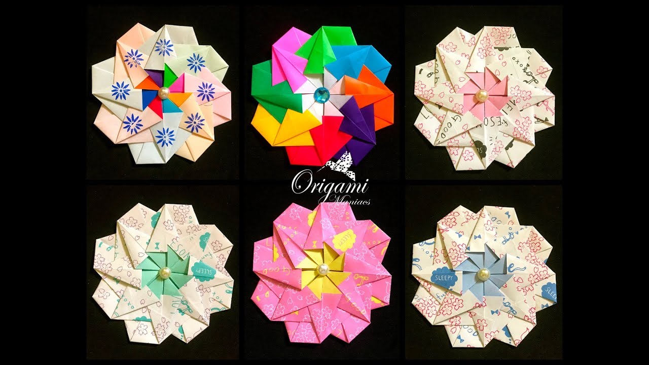 Origami Maniacs 338: Mandala Fenice - YouTube