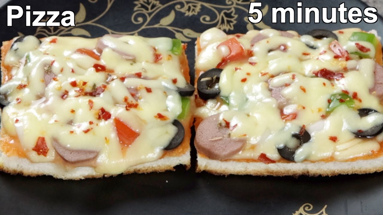 Instant Pizza ready in 5 minutes !! - YouTube