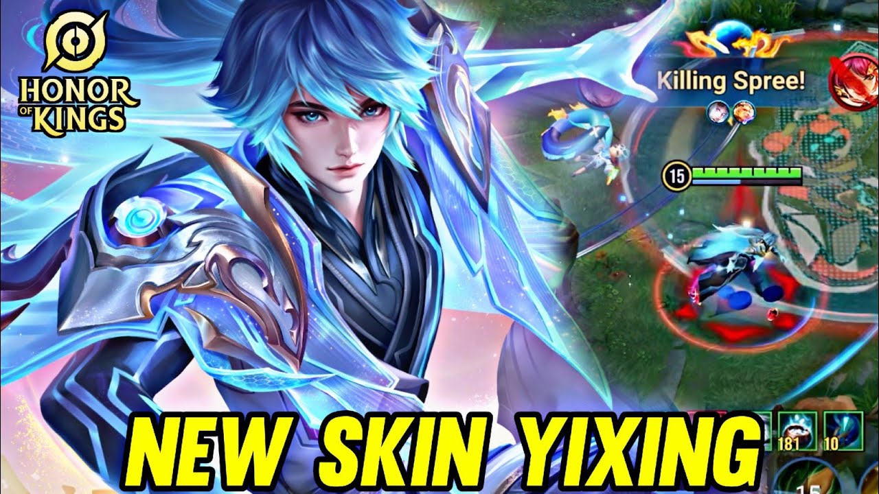 HOK : NEW SKIN YIXING WAY OF THE WORLD GAMEPLAY - HONOR OF KINGS - YouTube