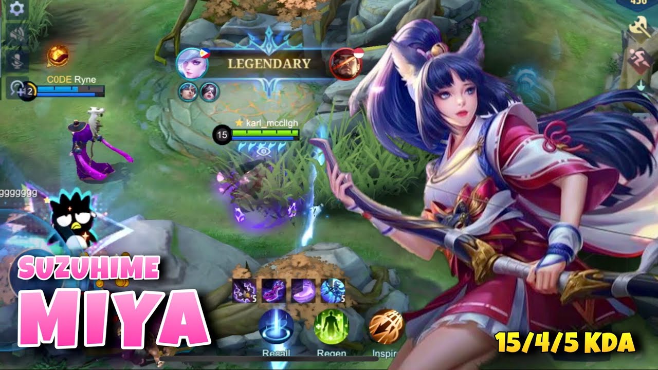Miya - Suzuhime Twilight Pass Skin | Mobile Legends | MLBB | Game Space ...
