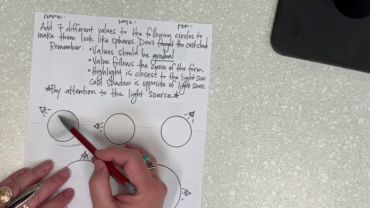 Adding value to spheres - YouTube