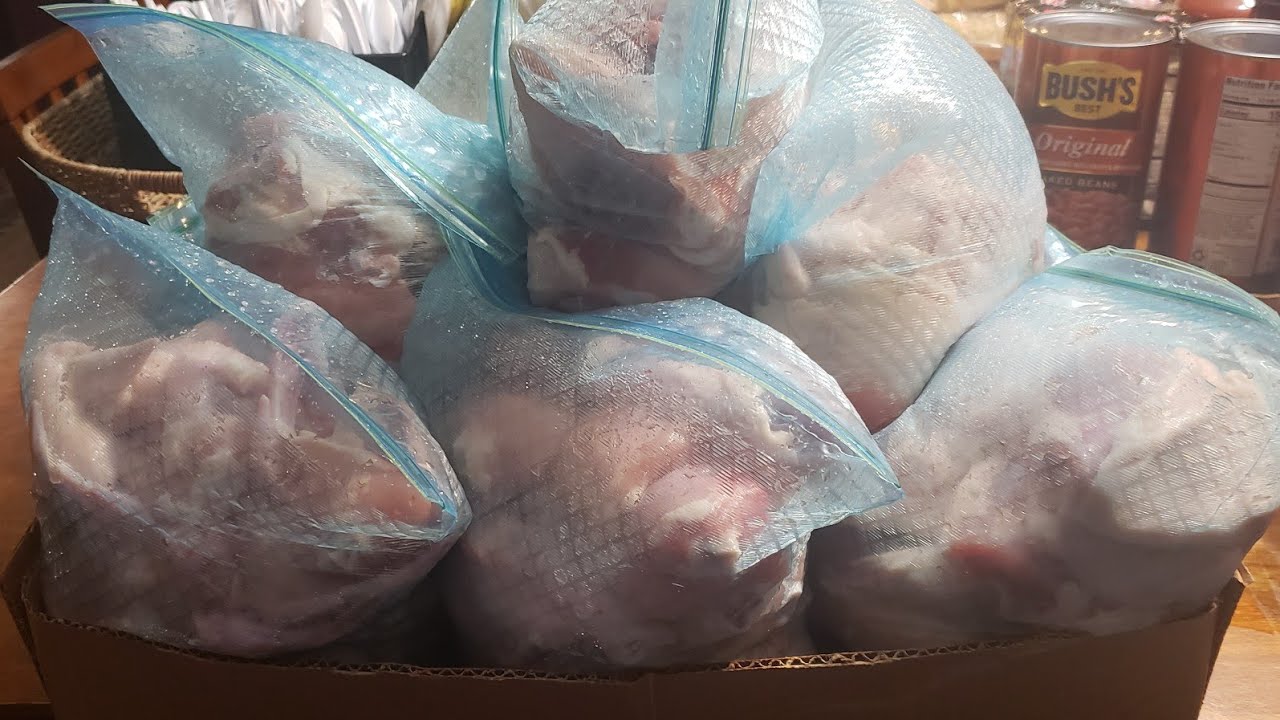 FOOD PREP: JUST $91 FOR A Case of Chicken (SORTING CHICKEN PARTS) - YouTube
