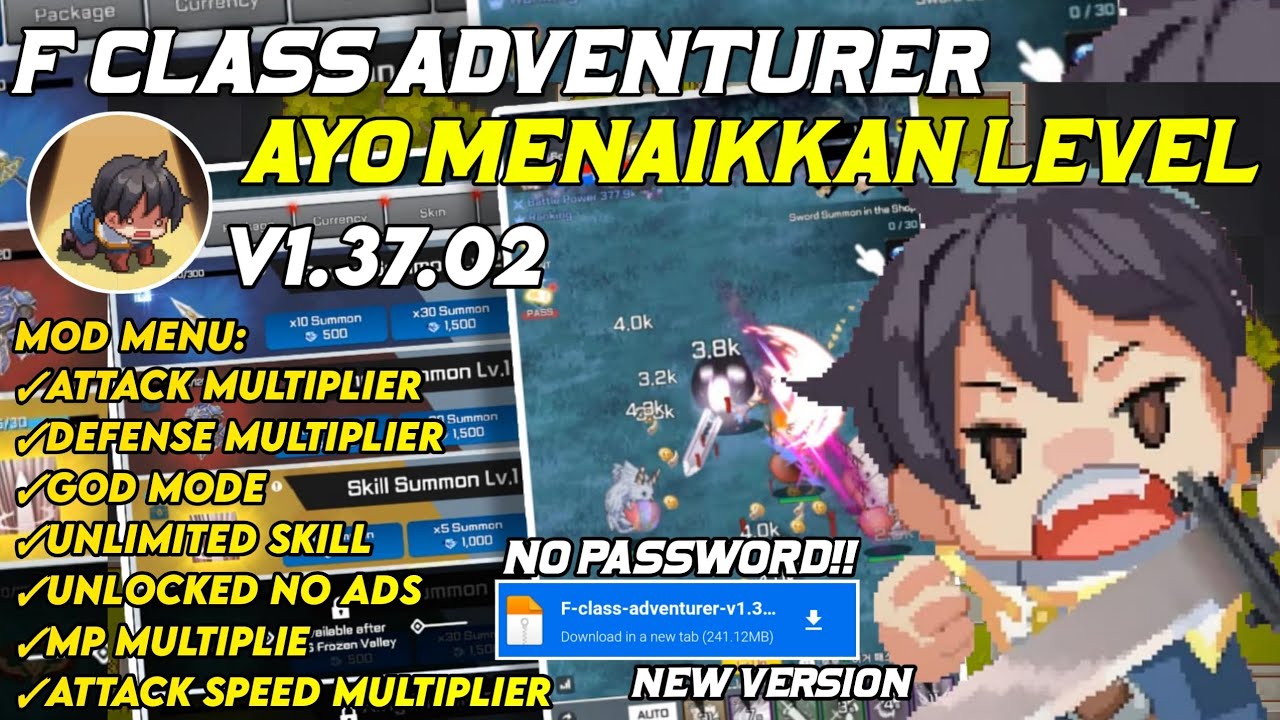 Ayo Berjuang Untuk Naik Ke Peringkat 1 - F Class Adventurer New Mod ...
