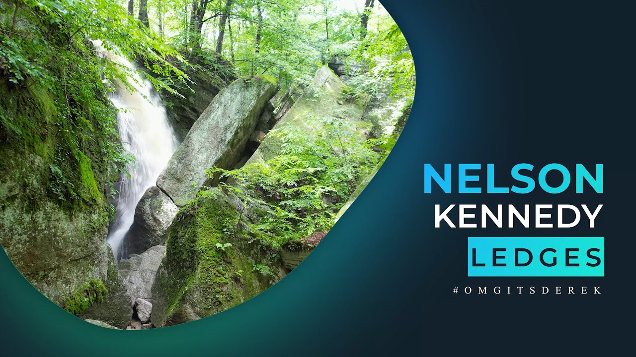 Nelson Ledges State Park in Ohio - Tourist Video - YouTube