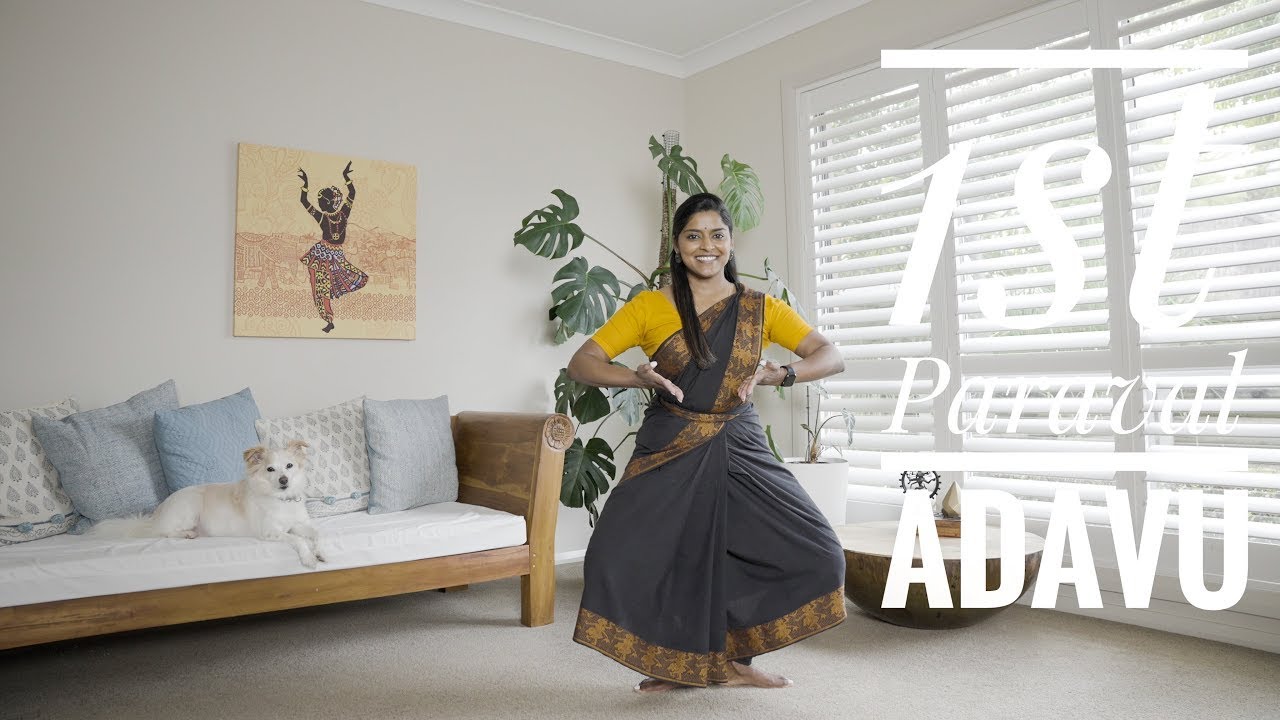 1st Paraval Adavu | Learn Bharatanatyam | Amesha Darshana | Adavus ...