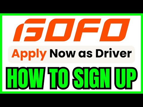 How To SIGN UP On GOFO Express Driver (QUICK & EASY) 2026