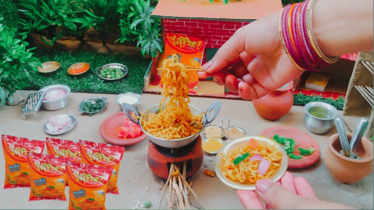 Miniature Maggi Recipe. (yi ppee ! ) ppee )maggi. magic noodles masala ...
