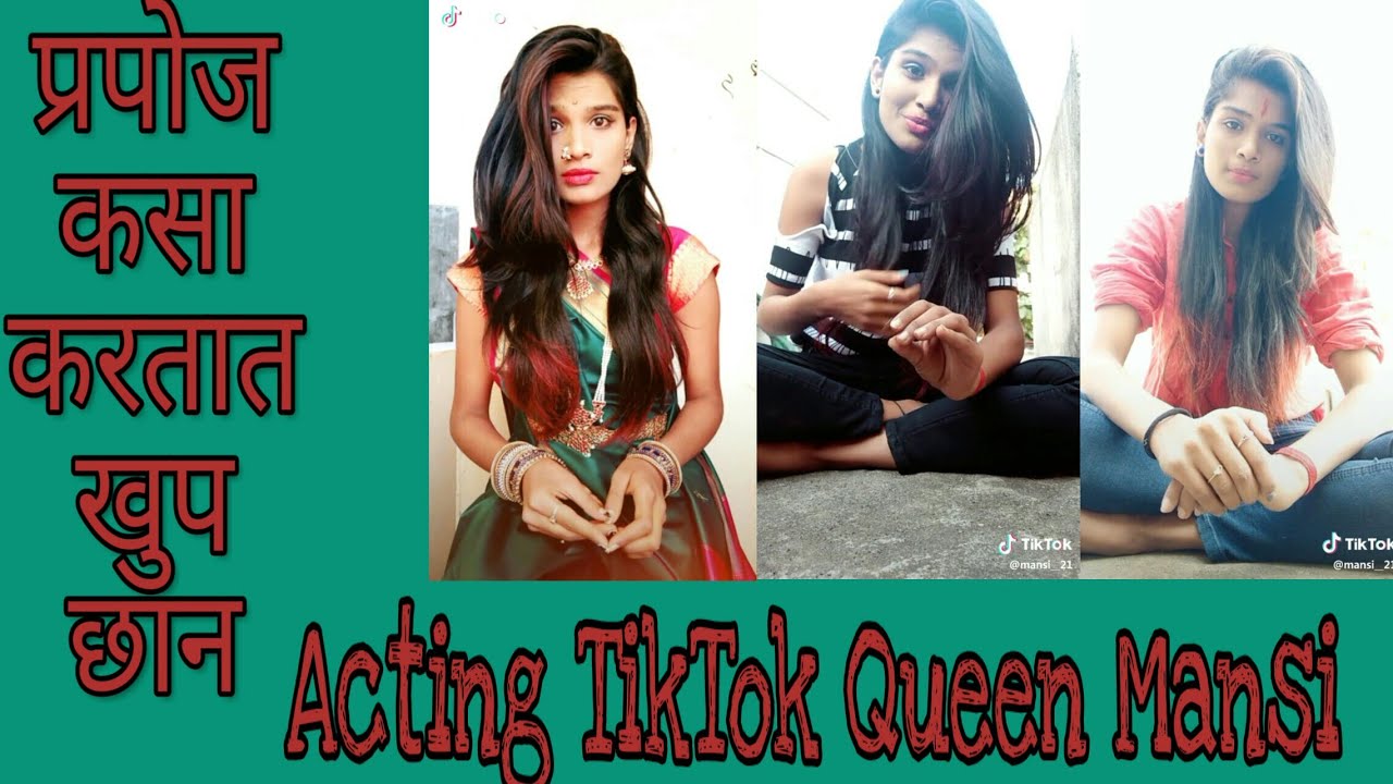 TikTok Queen Mansi very best and super acting video How to purpose by ...