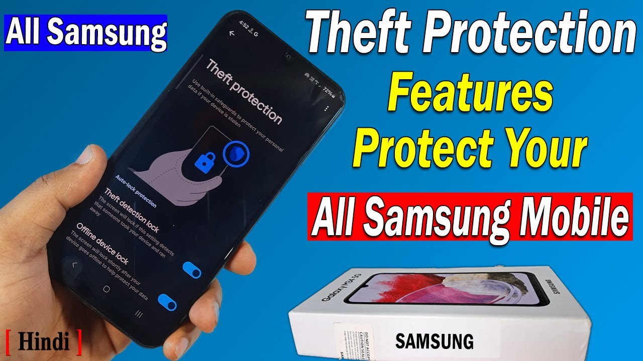 Theft Protection Features on Samsung Mobile | How to Lock Remotely on ...