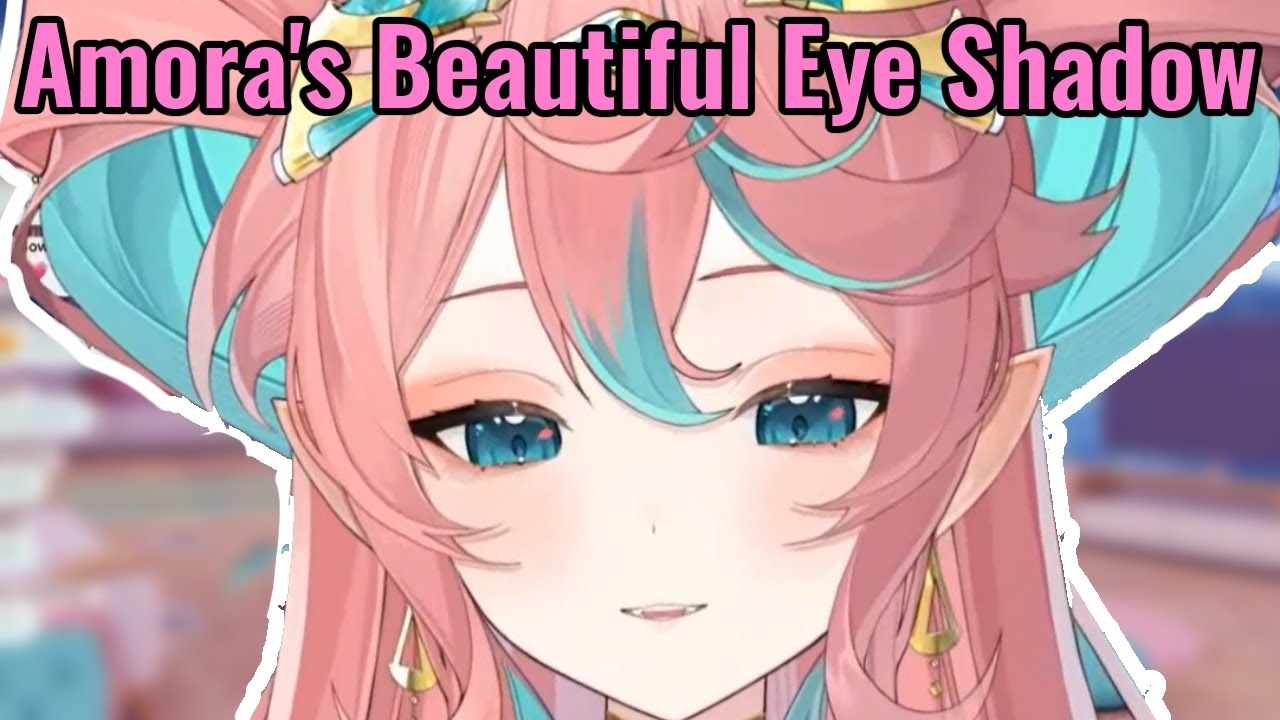 Amora shows off her beautiful eye shadow - YouTube